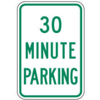 30 Minute Parking Sign | Redbud Supply