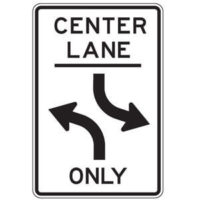Intersection and Center Lane Control Signs | Redbud Supply