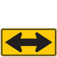 Double Arrow Symbol Warning Signs | Redbud Supply