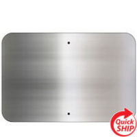 Rectangle (Horizontal) .080" Aluminum Sign Blanks | Redbud Supply