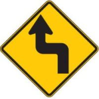 Reverse Turn Left Symbol Warning Signs | Redbud Supply