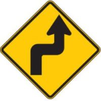 Reverse Turn Right Symbol Warning Signs | Redbud Supply