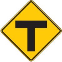 T Intersection Symbol Warning Signs | Redbud Supply