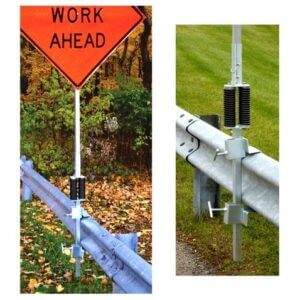 Guard Rail Stands for Roll-Up and Rigid Signs | Redbud Supply